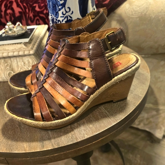 PIKOLINOS | Shoes | Pikolinos Ombre Leather Wedge Sandal | Poshmark